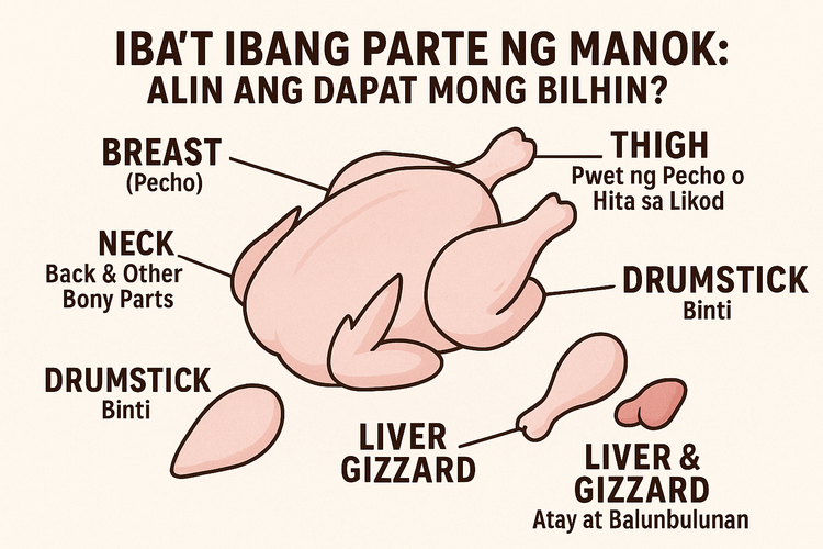 🍗 Iba’t Ibang Parte ng Manok: Alin ang Dapat Mong Bilhin? – Aling Gemma ...