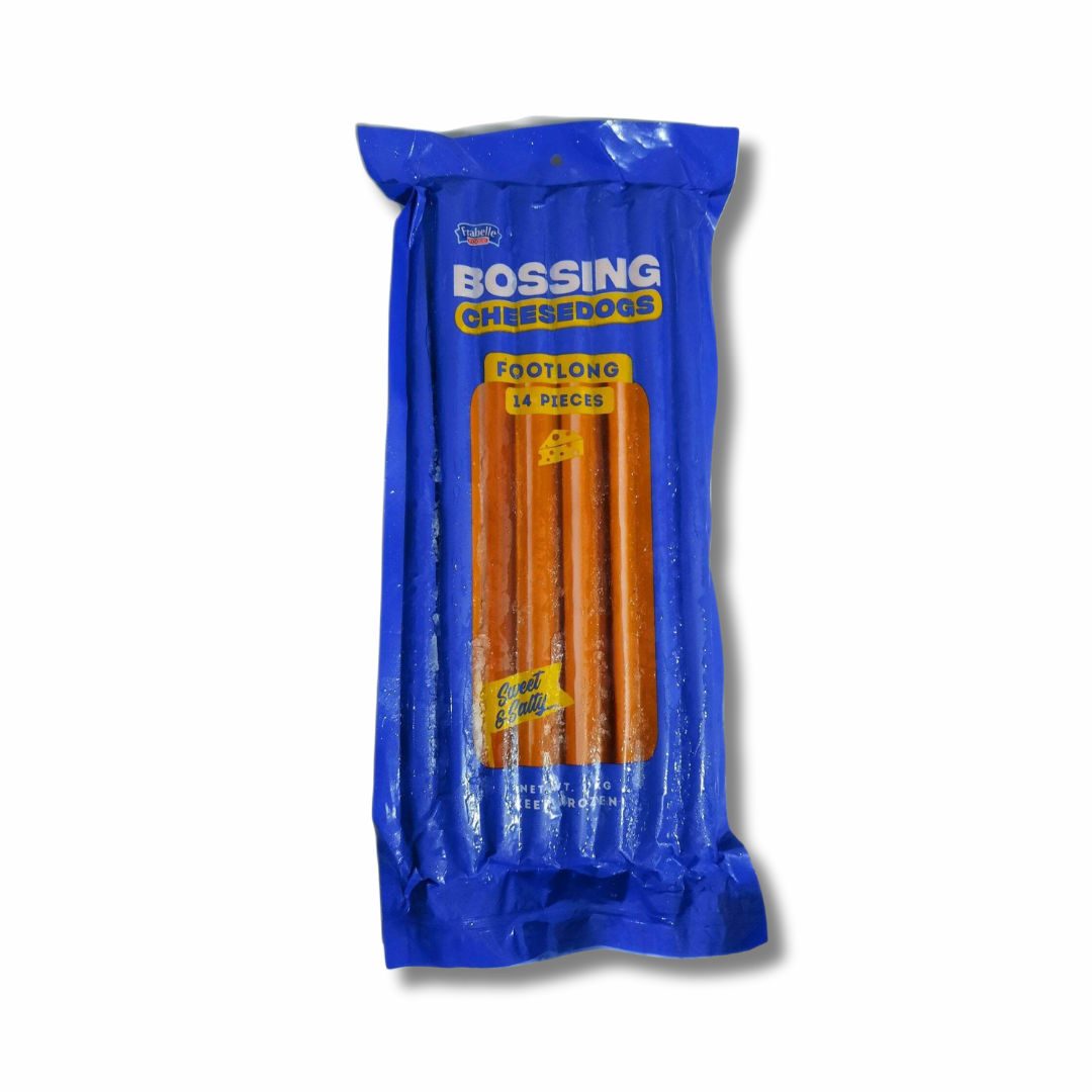 Frabelle Bossing Cheesedog Footlong (14pcs) 1kg – Aling Gemma Online ...