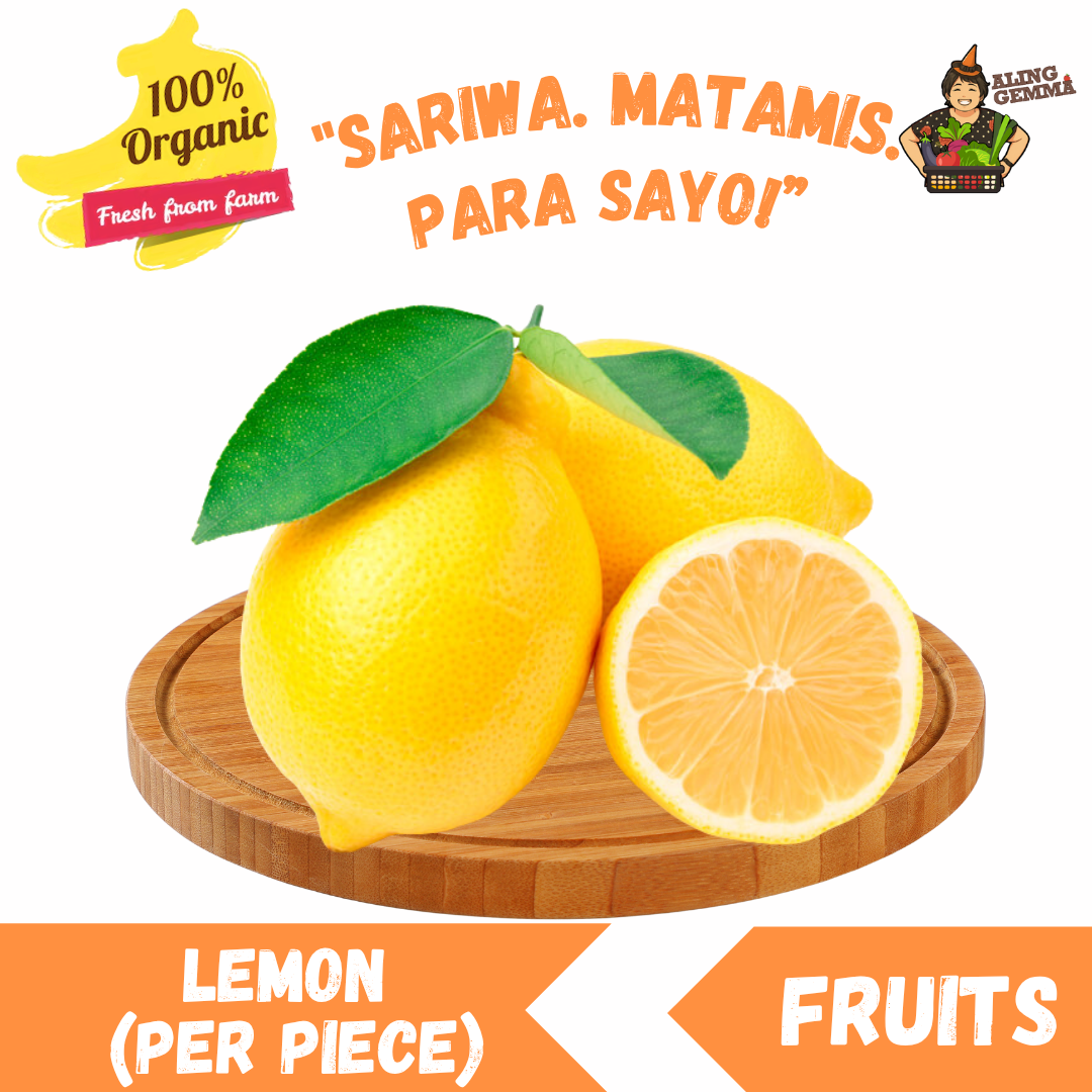 Lemon (Per Piece) – Aling Gemma Online Palengke