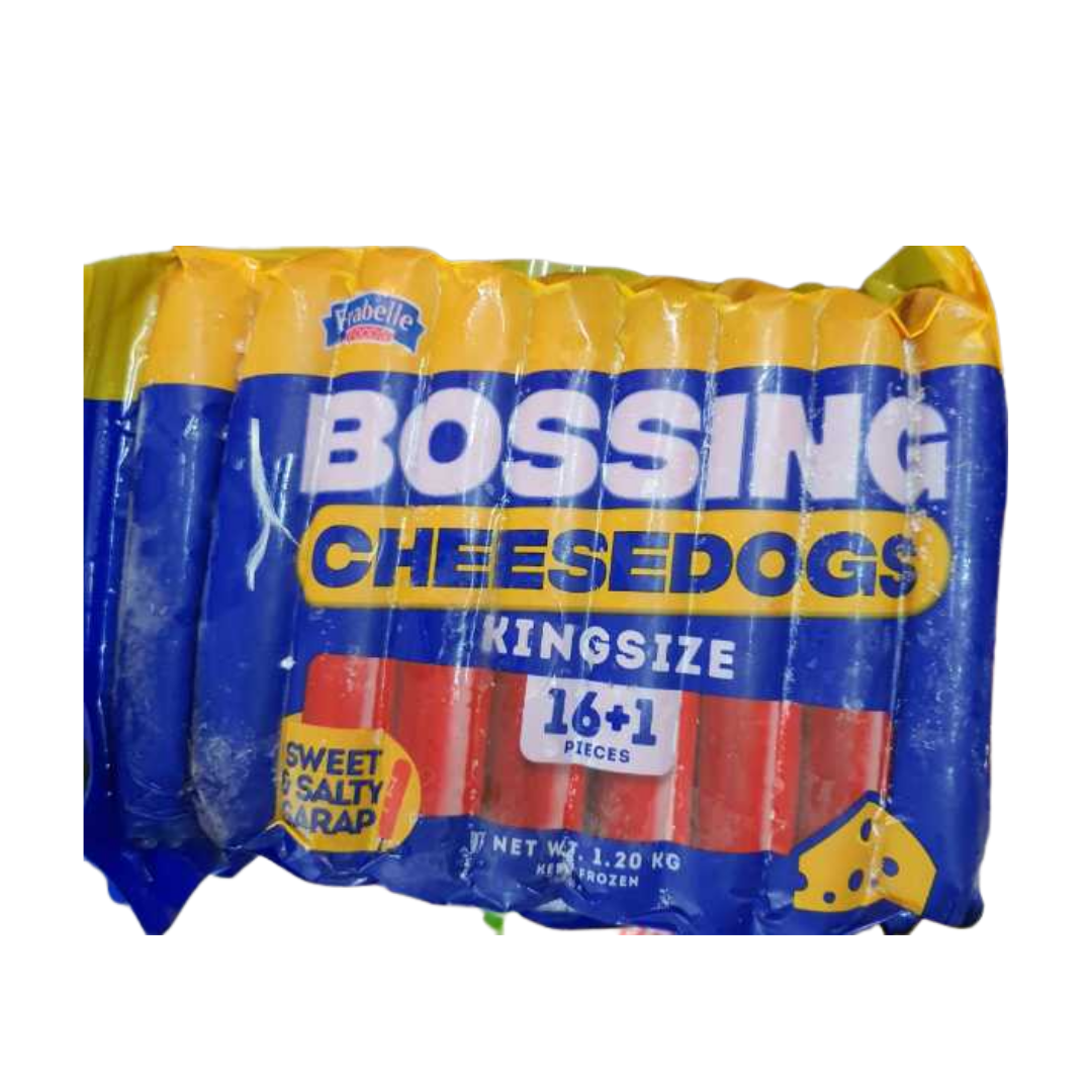 Frabelle Bossing Cheesedog King Size - 16pcs+1pc 1.2kg – Aling Gemma ...