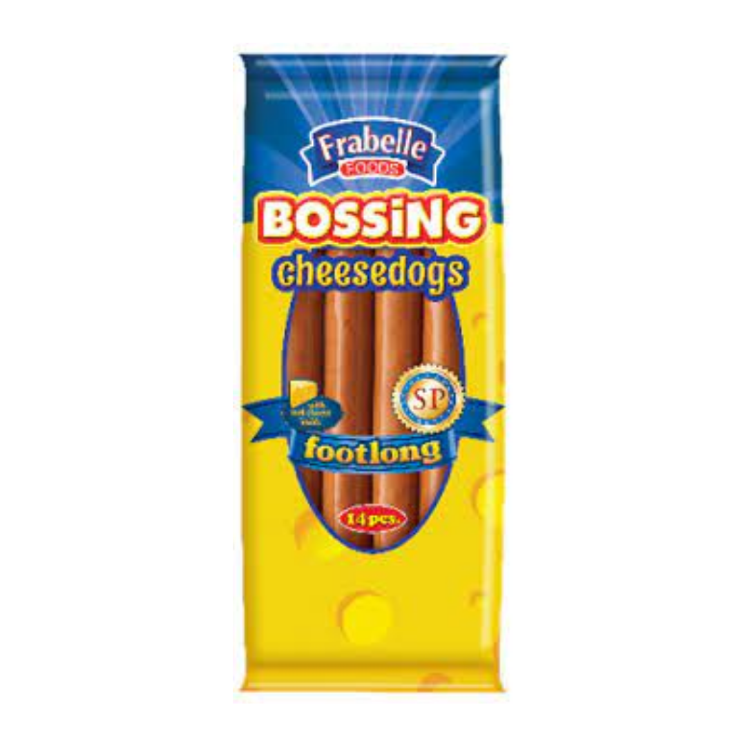 Frabelle Bossing Cheesedog Footlong (14pcs) 1kg – Aling Gemma Online ...